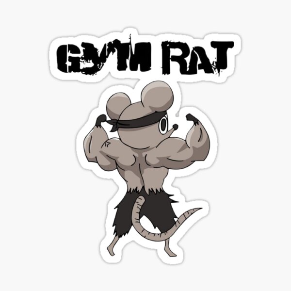 "Gym Rat" Sticker by MasterBlack21 | Redbubble