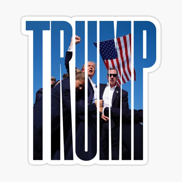 "Support Donald Trump 2024 Presidential Election Campaign" Sticker for ...
