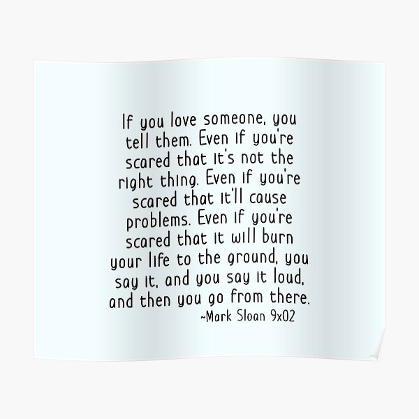 "If You Love Someone" Poster for Sale by laurenemma8 | Redbubble