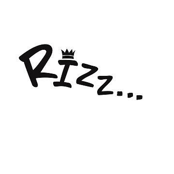 "Rizz" Sticker for Sale by netti-betti | Redbubble