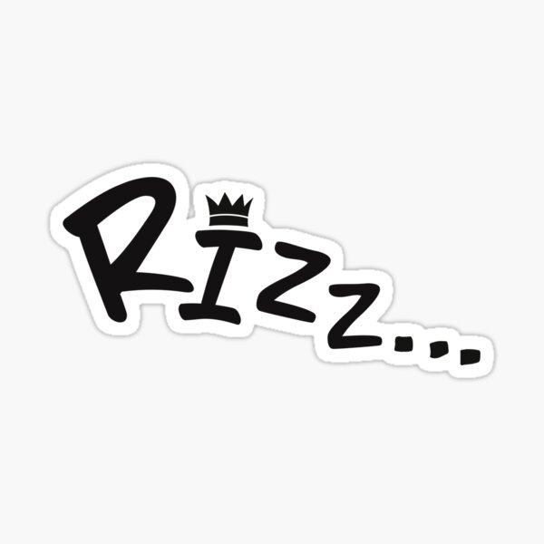 "Rizz" Sticker for Sale by netti-betti | Redbubble