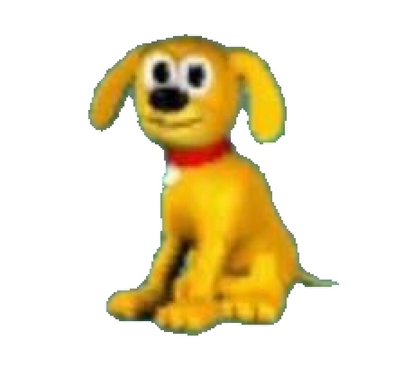 "Funny Yellow Dog of Time and Space" by dimby | Redbubble