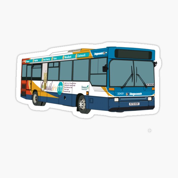 "Plaxton Pointer 1 Stagecoach Castleline" Sticker for Sale by ...