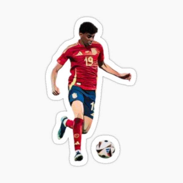"Lamine Yamal sticker design" Sticker for Sale by TzukkisDesigns ...
