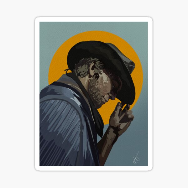 "Red Dead Redemption 2: Arthur Morgan" Sticker for Sale by JuliaMAgius ...