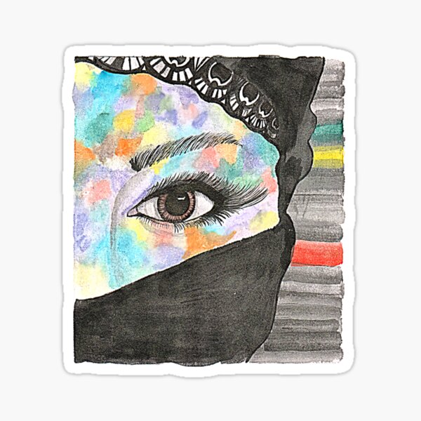 "Eye Series - 1 by MDM" Sticker for Sale by Mr-M00 | Redbubble