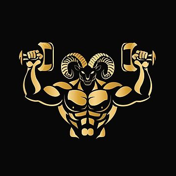 "Logo Gym v36" Sticker by Stickio | Redbubble