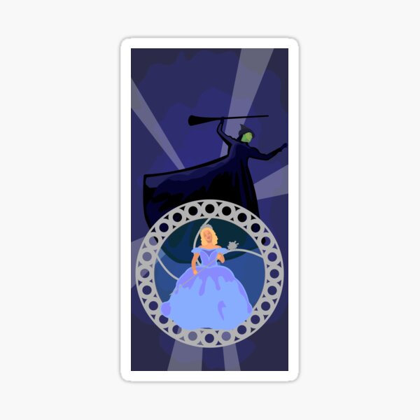 "Elphaba and Glinda Vertical Portrait" Sticker for Sale by TheOzian ...
