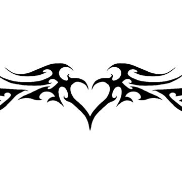 "y2k tramp stamp black" Poster for Sale by sadiemiller- | Redbubble