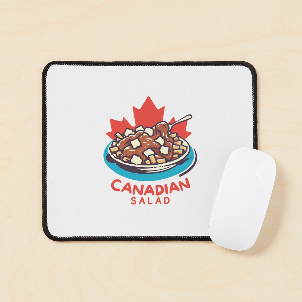 "Poutine Canadian Salad " Sticker for Sale by HowToCanadian | Redbubble