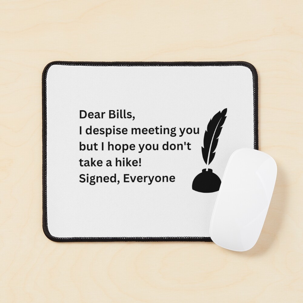 "Dear Bills" Sticker for Sale by LiyahMackenzie | Redbubble