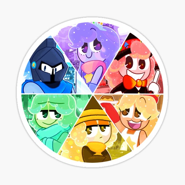 "The Heroic Six Main Characters!" Sticker for Sale by BrittanyArtsy ...