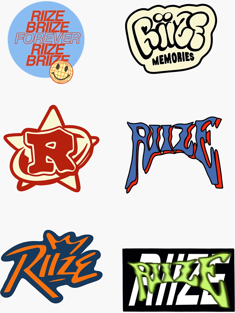 "Riize Sticker Pack" Sticker for Sale by maknaeandco | Redbubble