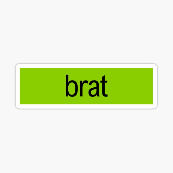 "BRAT Summer" Sticker for Sale by Madiigriffin | Redbubble