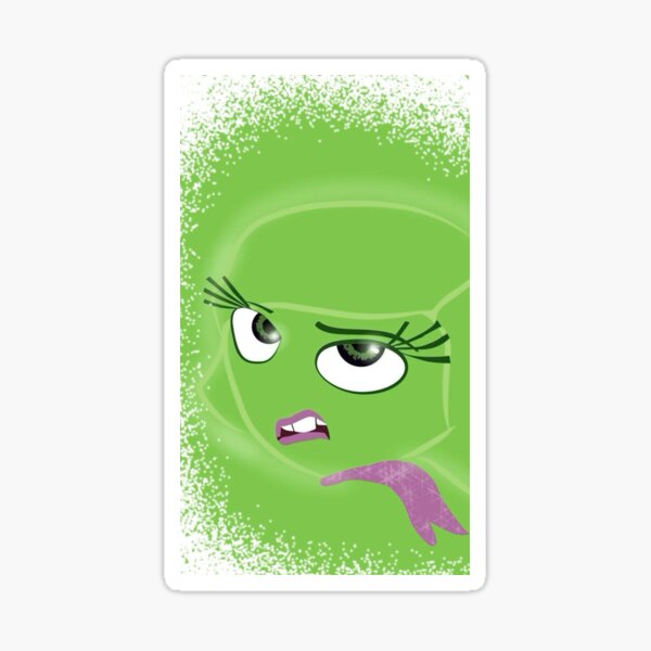 "Disgust Inside Out" Sticker for Sale by NasDesingMont | Redbubble