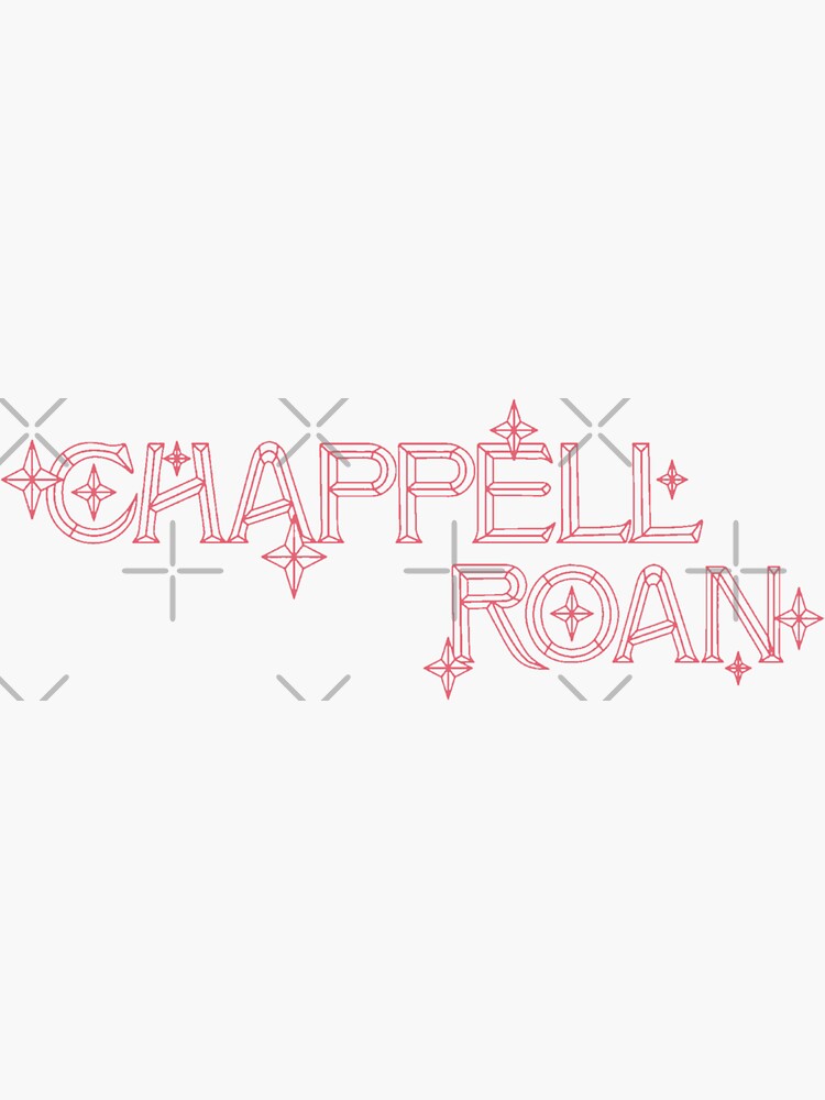 "chappell roan logo" Sticker for Sale by envytheleaves | Redbubble