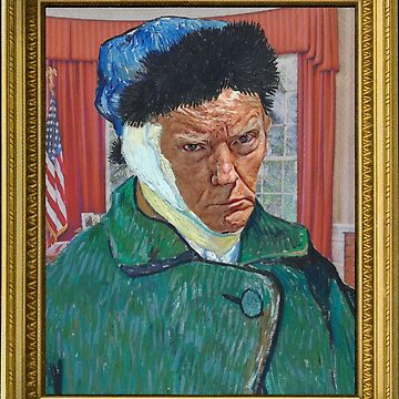 "Trump Van Gogh" Poster for Sale by cartoon | Redbubble