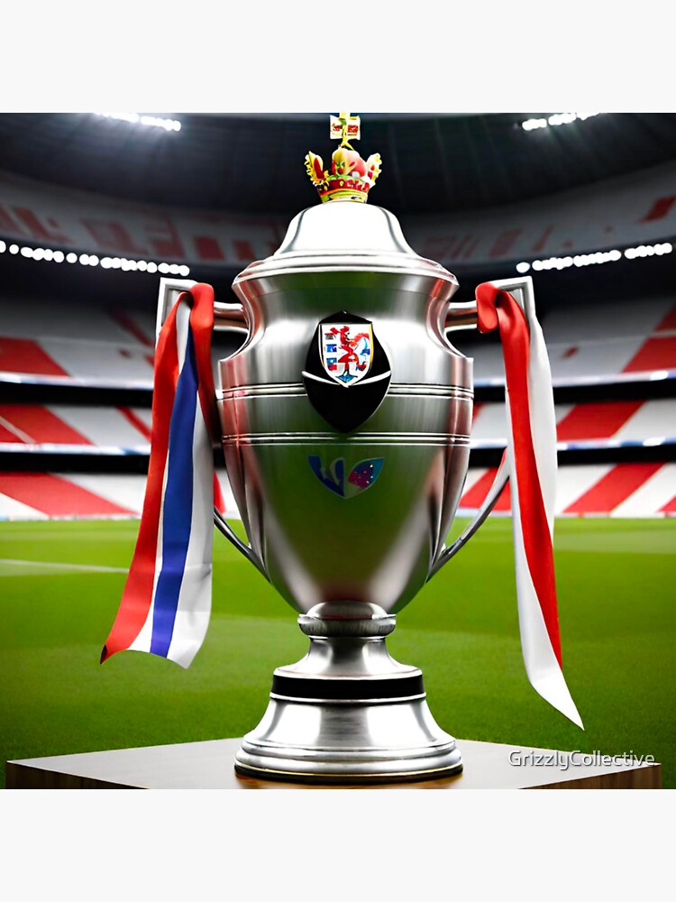 "Shiny Red, White, and Blue Winning Trophy" Sticker for Sale by ...