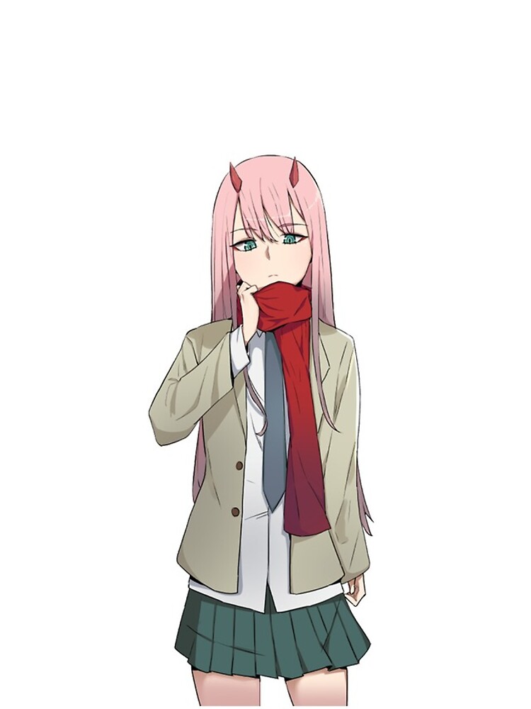 "Darling in the Franxx Zero Two Normal Clothes" iPhone Case for Sale by ...