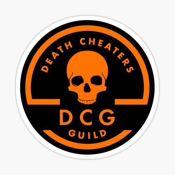 "Death Cheaters Guild | D.C.G. • ADV" Sticker for Sale by GOBBI-DESIGN ...