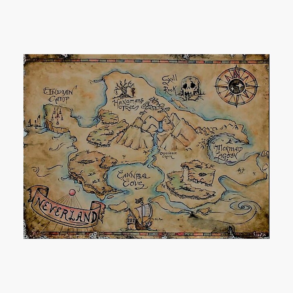 Neverland Map By Kristina