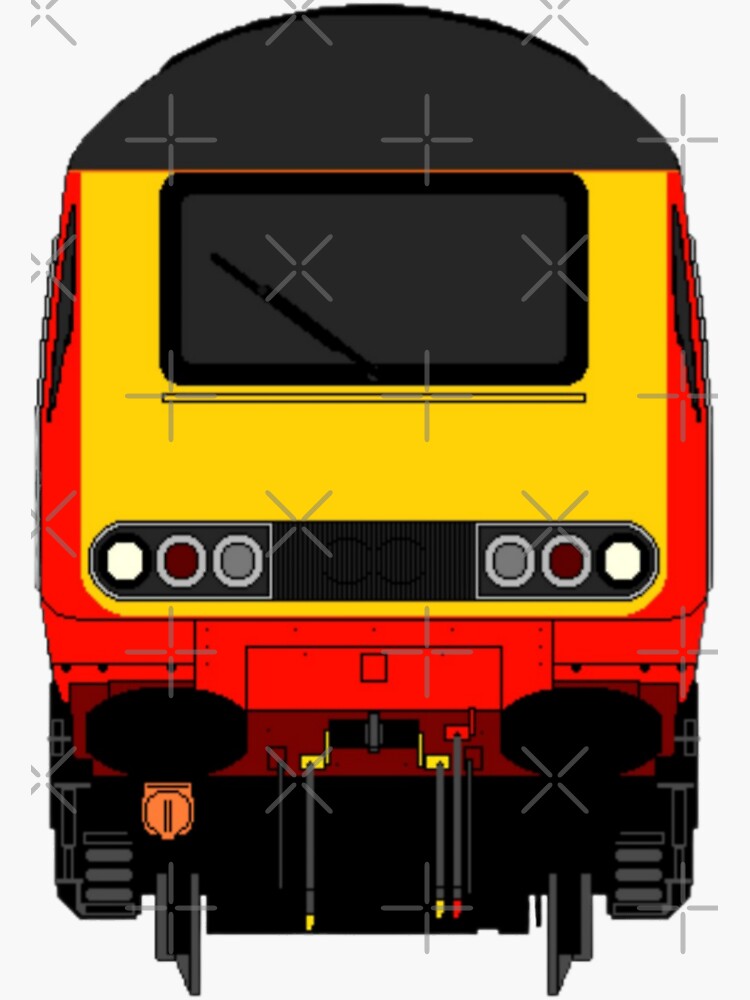 "Virgin hst with buffers " Sticker for Sale by TrainFanatic | Redbubble