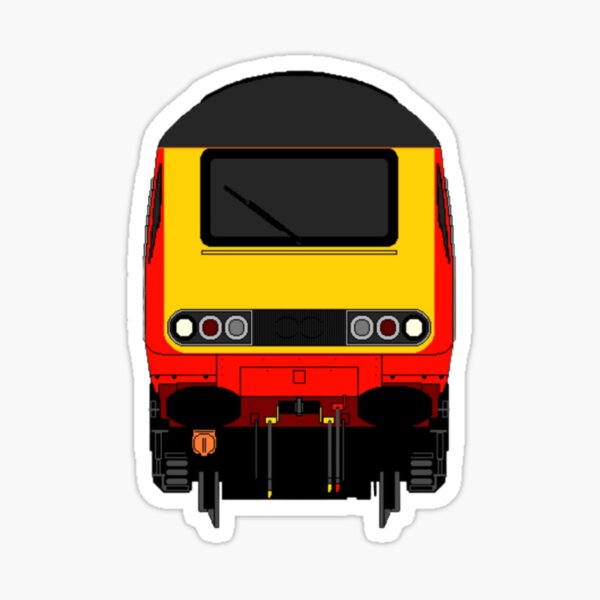 "Virgin hst with buffers " Sticker for Sale by TrainFanatic | Redbubble