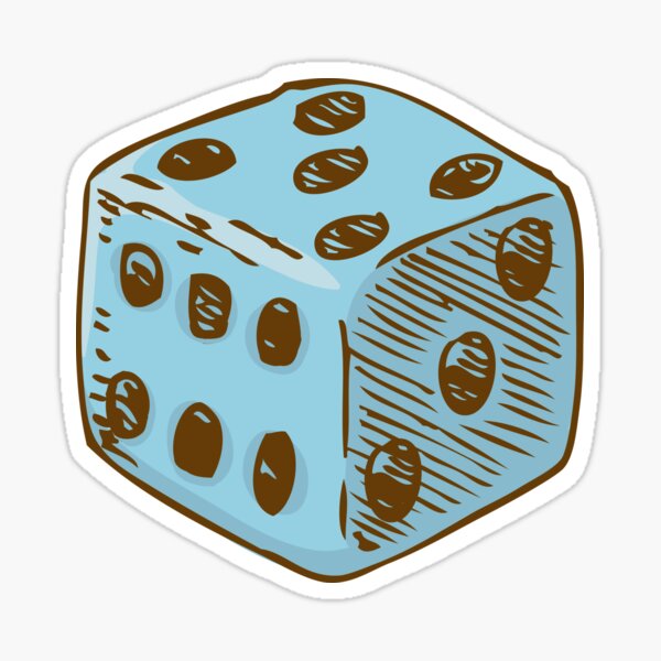 "Color Dice" Sticker for Sale by deepfuze | Redbubble