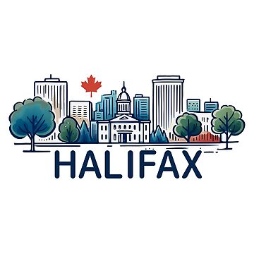 "Halifax Nova Scotia Canada " Sticker for Sale by HowToCanadian | Redbubble
