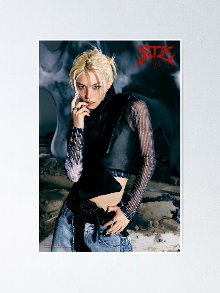 "Lee Felix Stray Kids (스트레이 키즈) "ATE" TEASER IMAGE SKZ kpop ot8" Poster ...