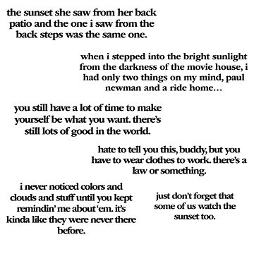 "The Outsiders Quotes Sticker Sheet" Sticker for Sale by bookofmarv ...