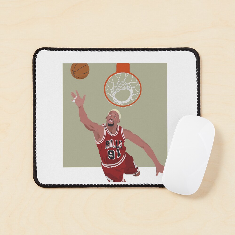 "Dennis Rodman Rebound" Sticker by deniscavo | Redbubble