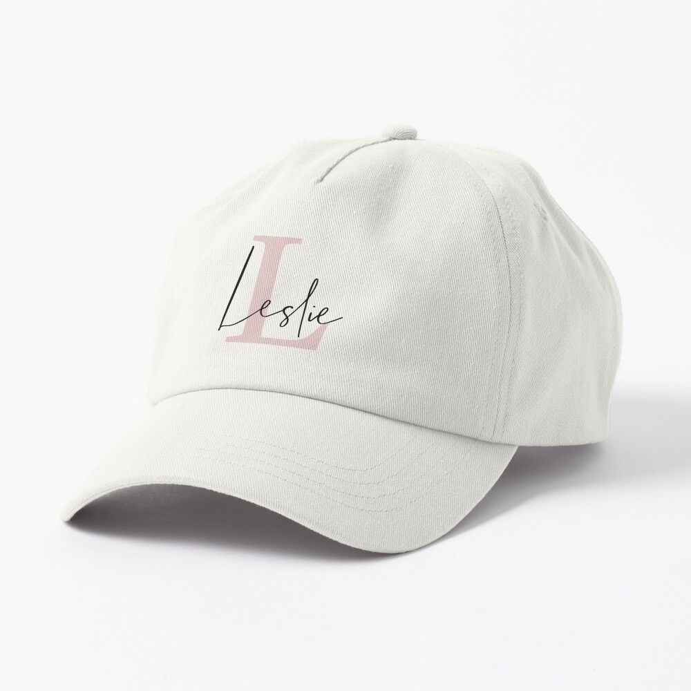 "Leslie - Custom name on black cursive font " Sticker for Sale by ...