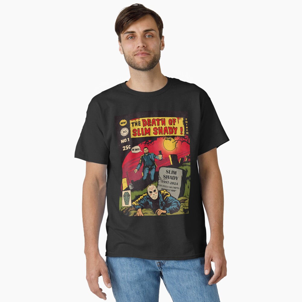 "the death of slim sahdy" Poster for Sale by illustrational0 | Redbubble