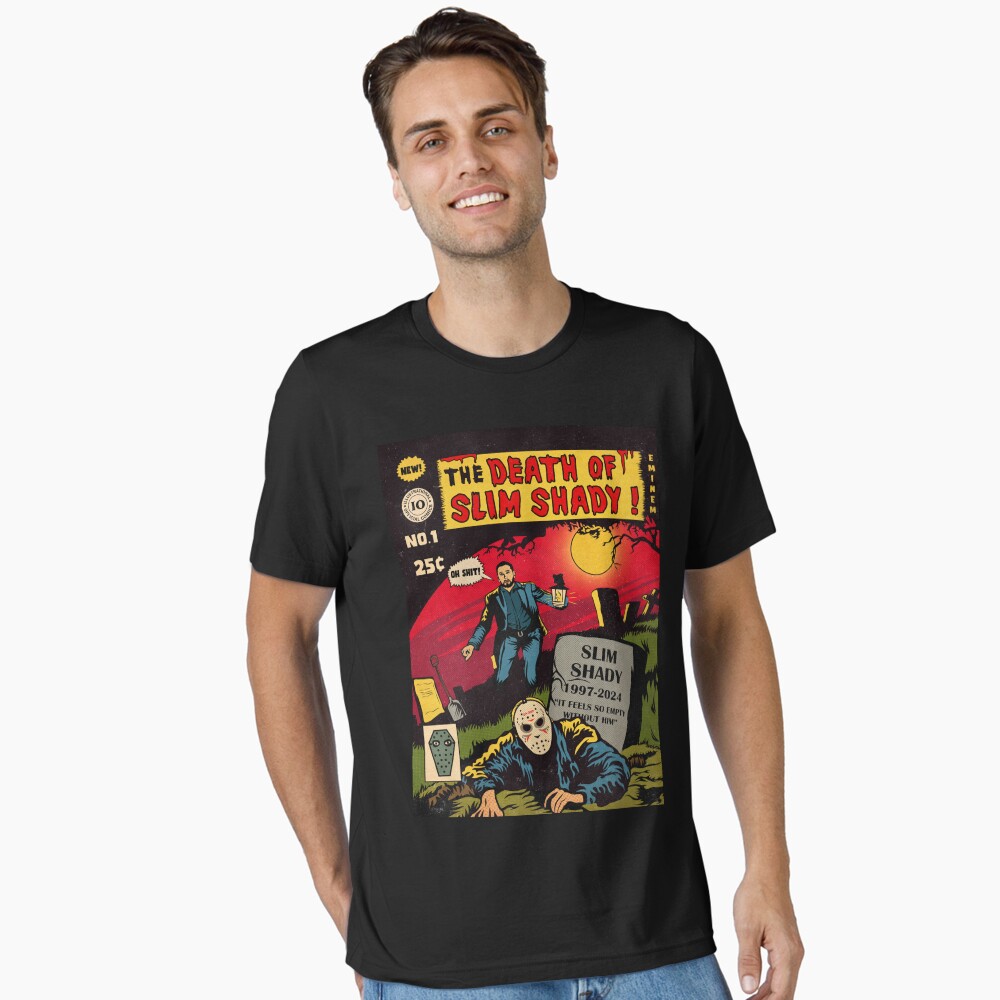"the death of slim sahdy" Poster for Sale by illustrational0 | Redbubble