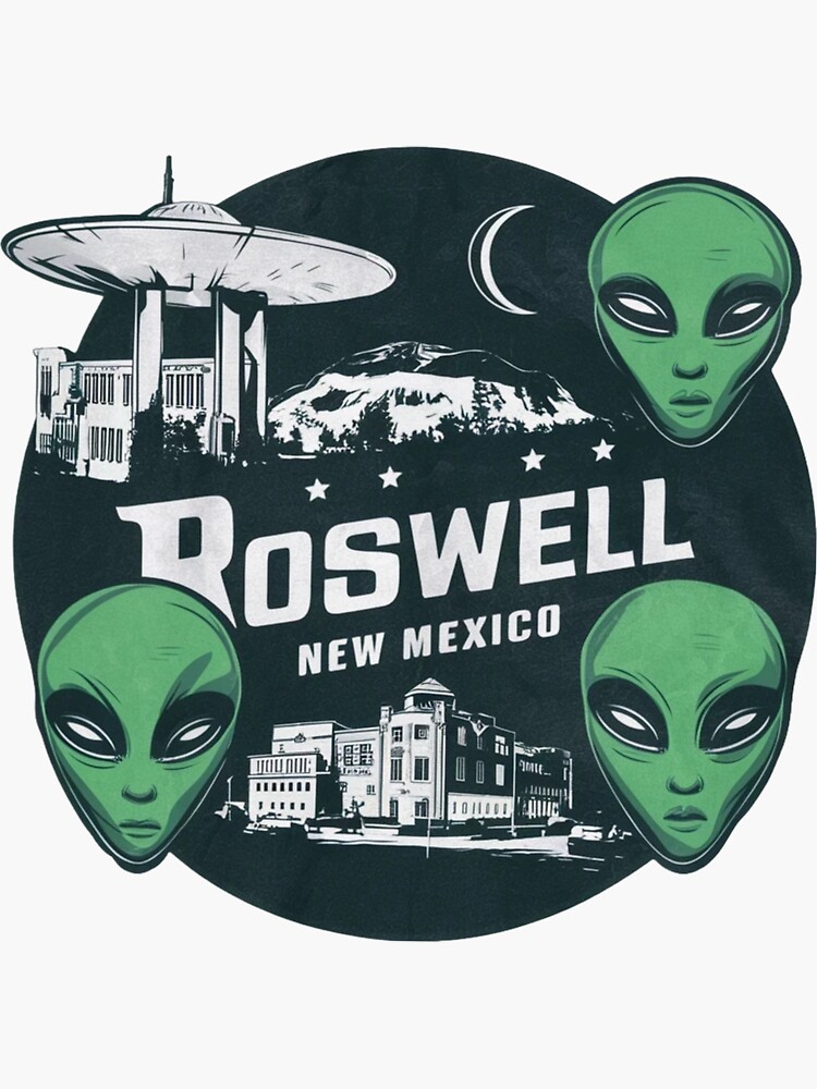 " Roswell New Mexico " Sticker for Sale by 2minutidiitalia | Redbubble