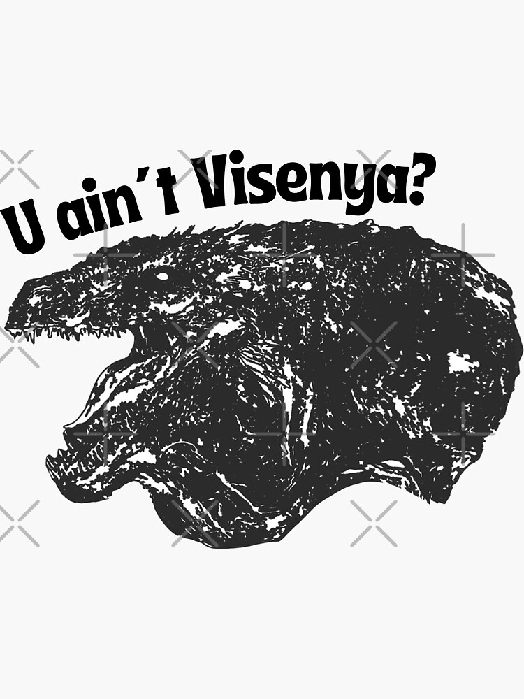 "U Ain´t Visenya? Cool Funny Aesthetic Series Trope Vhagar" Sticker for ...