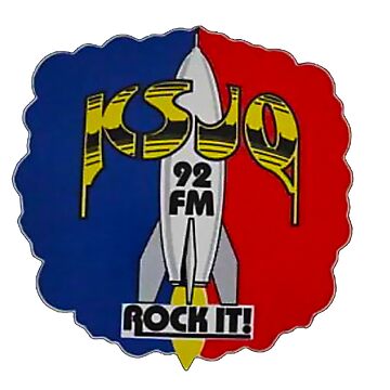 "KSJO 92 FM Rock It! Vintage decal" Sticker for Sale by designdog ...