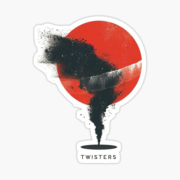 "Minimalist Twisters Abstract Art" Sticker for Sale by maxjfry | Redbubble