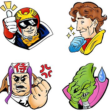 "Space Racers Emotes" Sticker for Sale by SgtPepperBongo | Redbubble