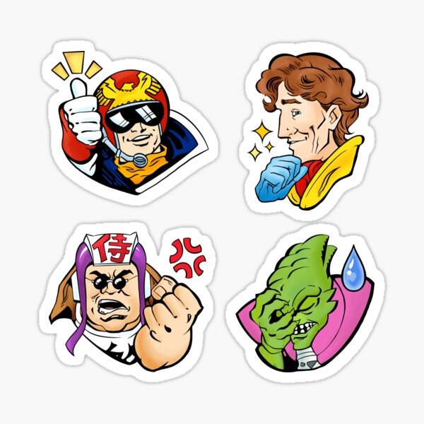 "Space Racers Emotes" Sticker for Sale by SgtPepperBongo | Redbubble