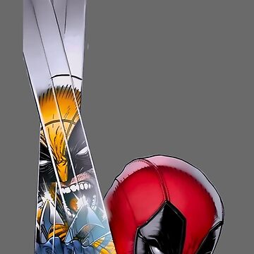 "Dead Pool and Wolverine reflection" Sticker by Charlie1311 | Redbubble