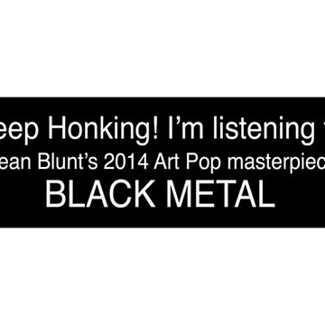 "Black metal dean blunt bumper sticker" Sticker for Sale by knyeng ...