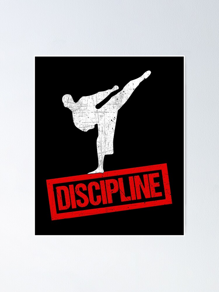 "Karate Discipline Martial Arts Ninja Black Belt " Poster for Sale by ...
