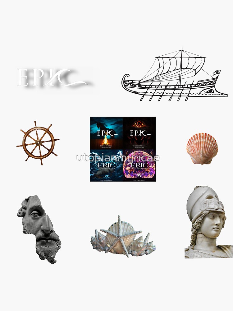 "Epic the musical sticker pack " Sticker for Sale by utopianmyricae ...