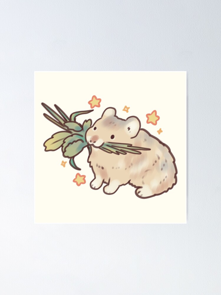 "Cute Pika drawing " Poster for Sale by Artofmayara | Redbubble