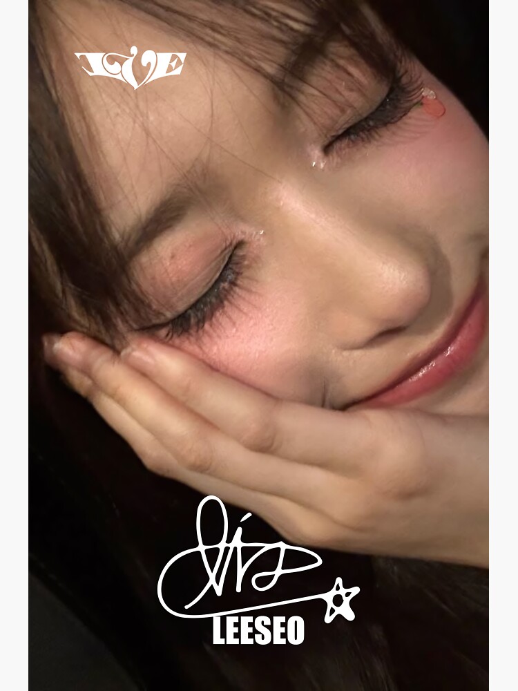 "IVE LEESEO IVE ACCENDIO HEYA IVE Mine" Sticker for Sale by Valereekmerch | Redbubble