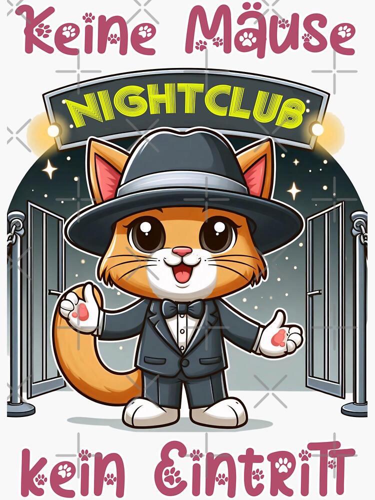 "No mice (money) - no entry" Sticker by madrigenum | Redbubble