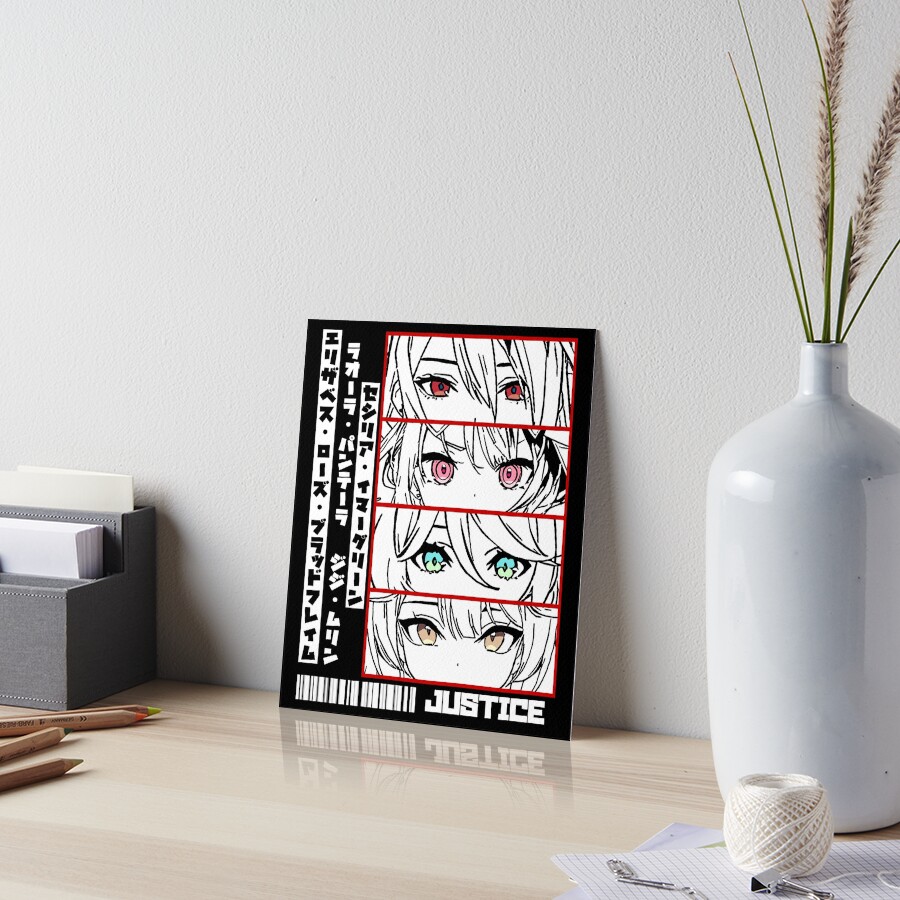 "Holo Justice Panel" Poster for Sale by UDTee | Redbubble