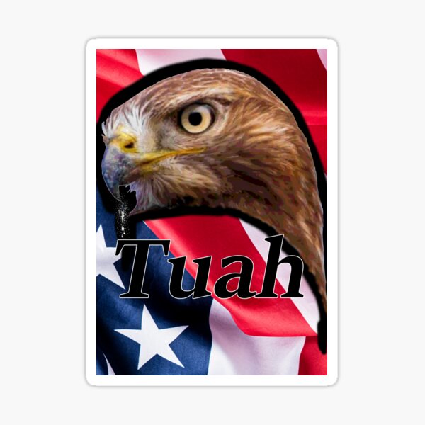 "Hawk tuak" Sticker for Sale by mergedbliss | Redbubble